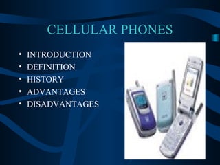 Cellular phones | PPT