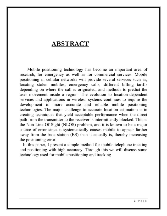 Cellular positioning (1) | DOCX