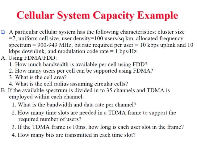 Cellular Networks In Mobile Communication Ppt Ppt