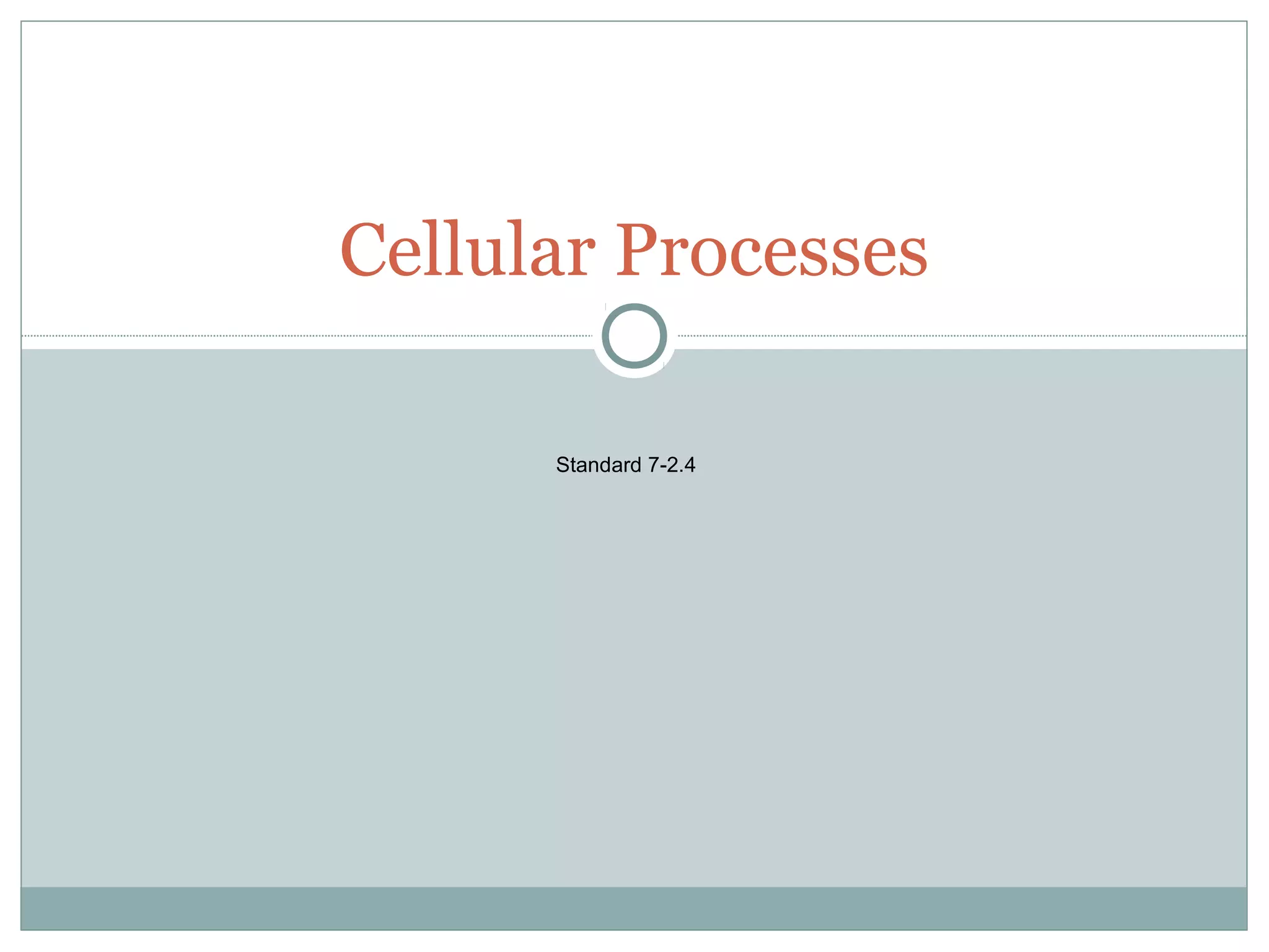 Cellular processes | PPT