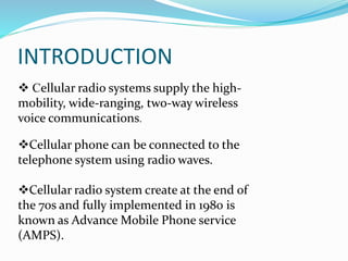 Cellular radio | PPTX
