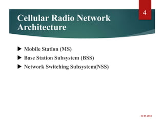 Cellular radio network | PPTX | Computer Networking | Computing