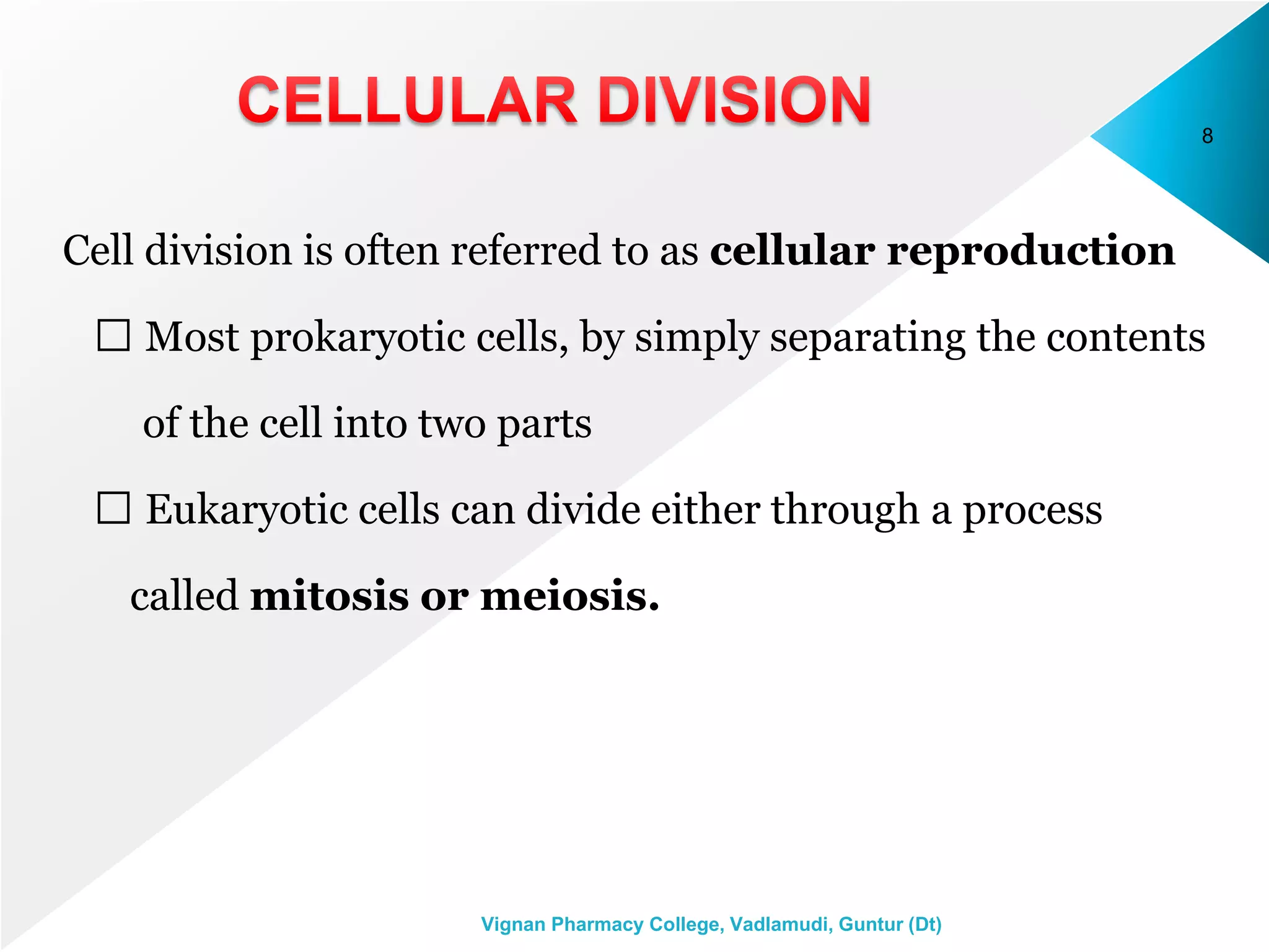 Cellular Reproduction | PPTX