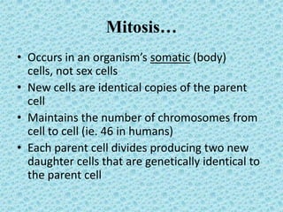 Cellular reproduction ppt | PPTX