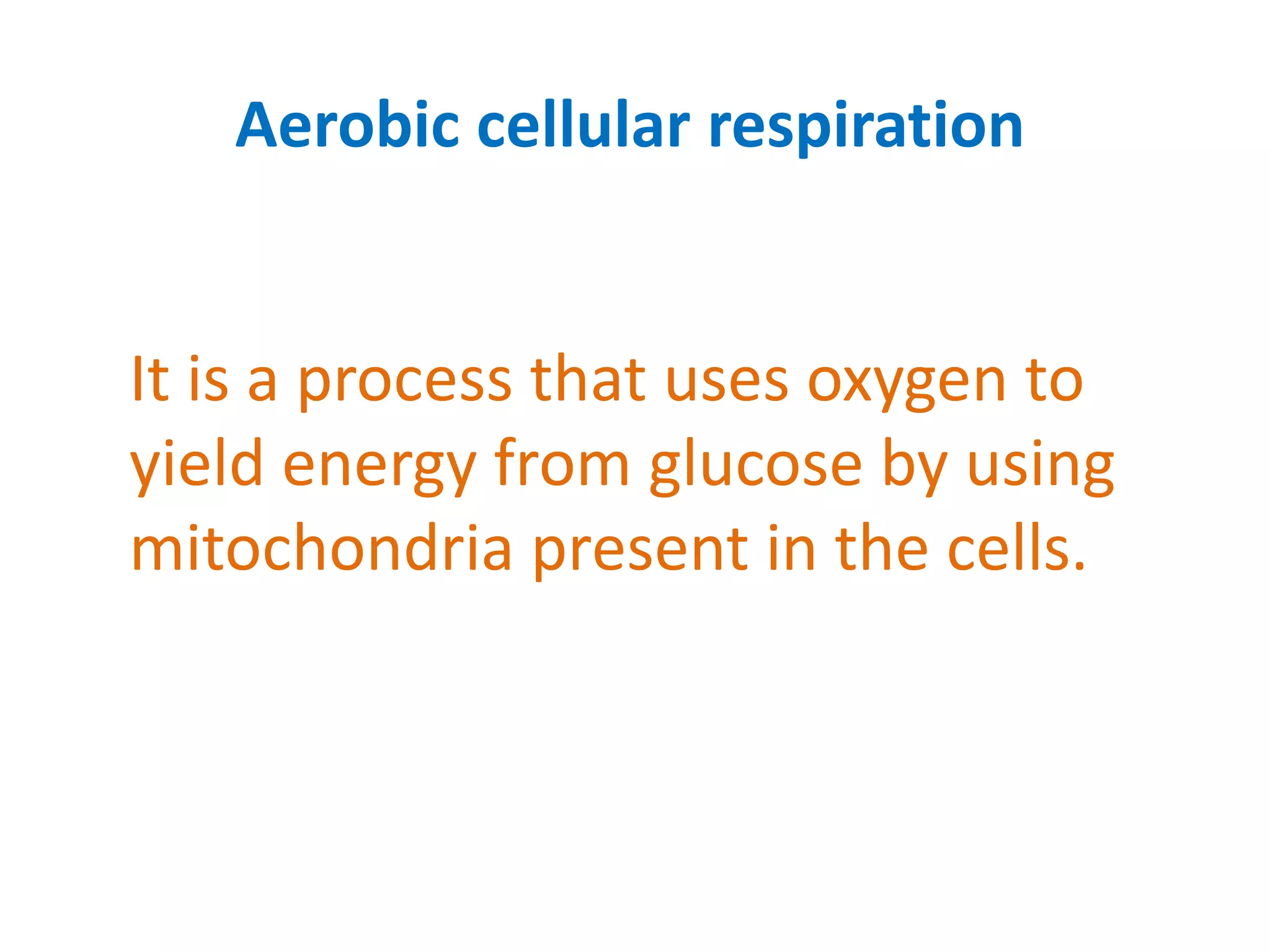 Cellular respiration | PPTX