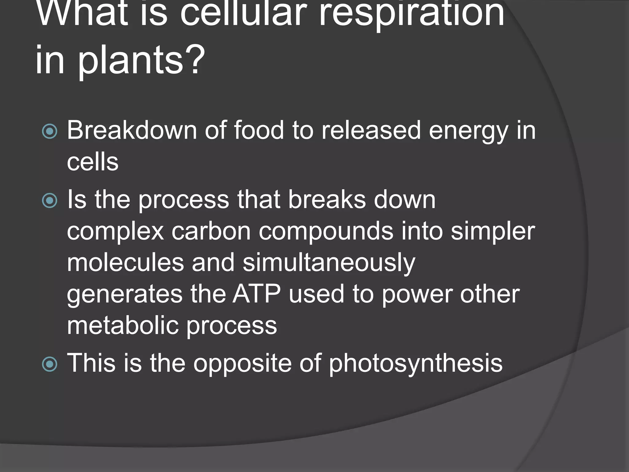 Cellular respiration | PPTX