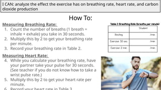 Cellular Respiration and heart rate Lab | PPTX