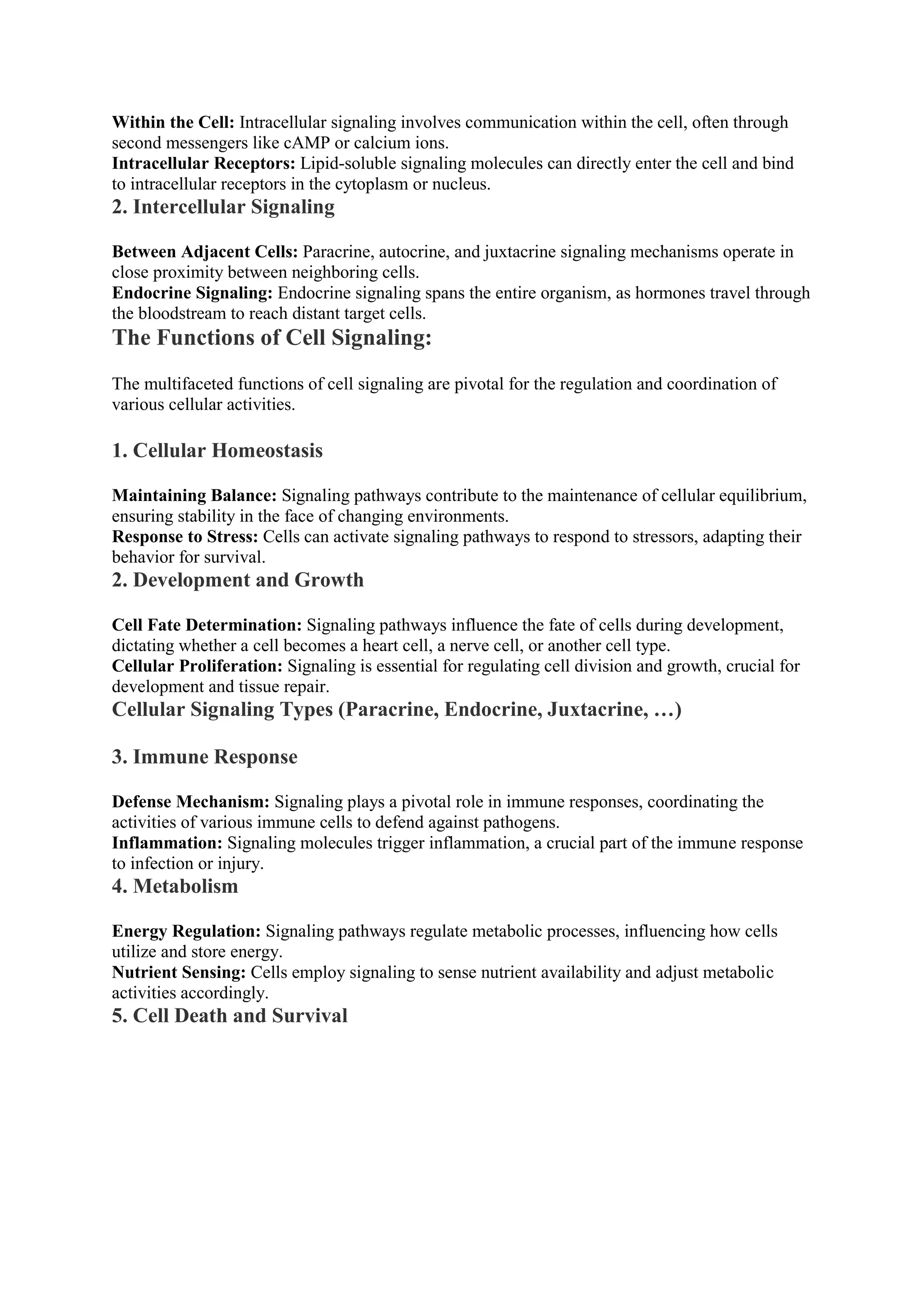 Introduction to Cellular Signaling: Types, Process, and Functions | The ...