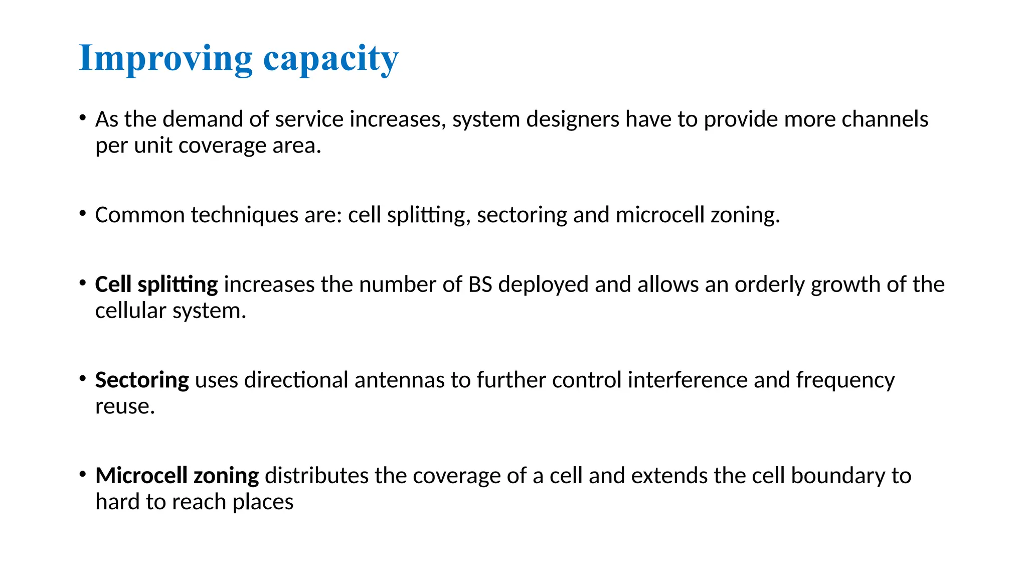 cellular system_cell spliting & sectoring.pptx