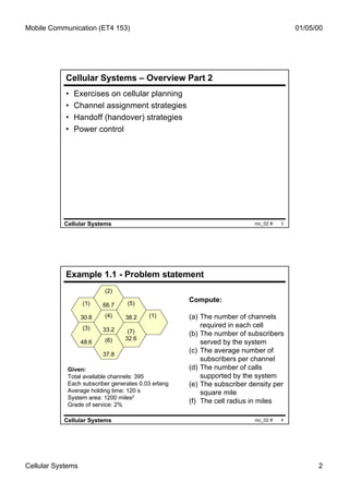 Cellular system design fundamentals | PDF