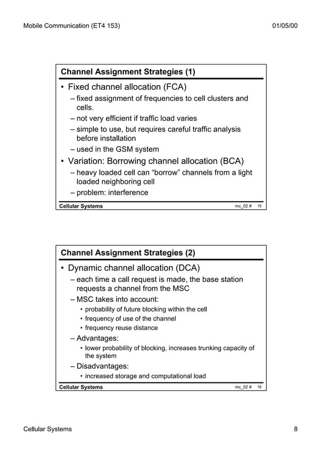 Cellular system design fundamentals | PDF