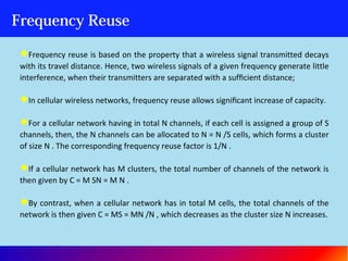 Cellular systems and infrastructure base wireless network | PPT