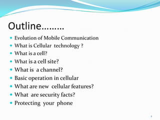 Cellular technologies and security | PPTX