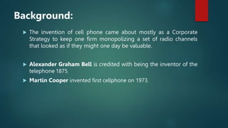 Cellular Telephone Use & the Risk of Brain Tumors. | PPTX
