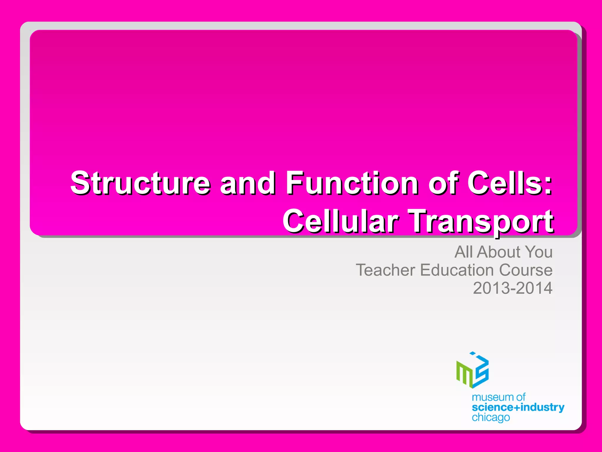 Cellular transport | PPT