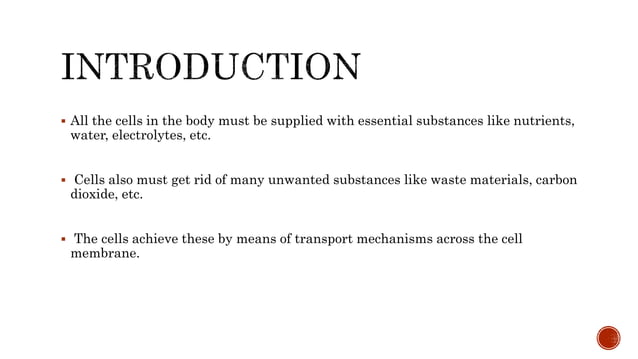 CELLULAR TRANSPORT.pptx | Chemistry | Science