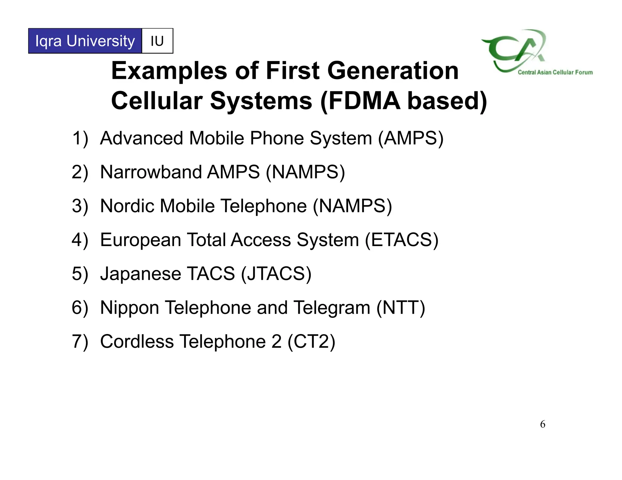 Cellular wiless communication power point presentation | PPT