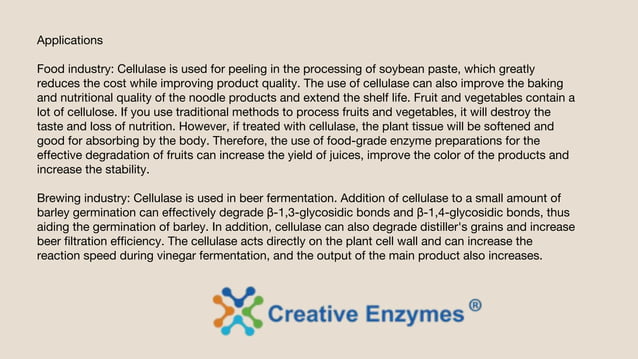 Cellulase - Creative Enzymes | PPT