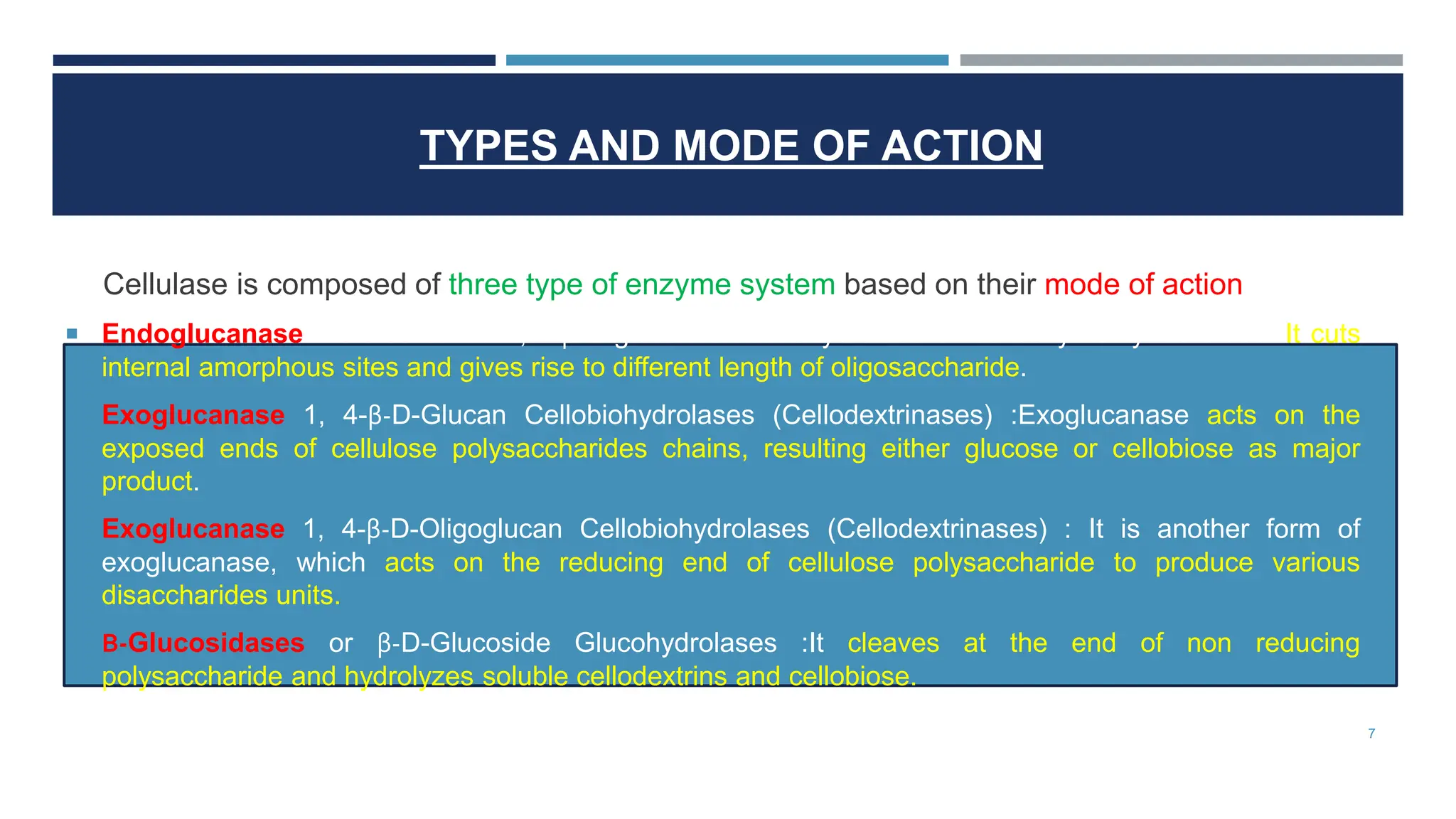 commercial production of cellulase enzyme and its uses | PPTX