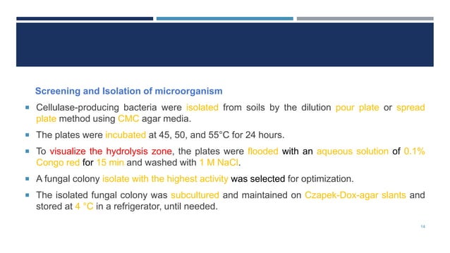 commercial production of cellulase enzyme and its uses | PPTX ...
