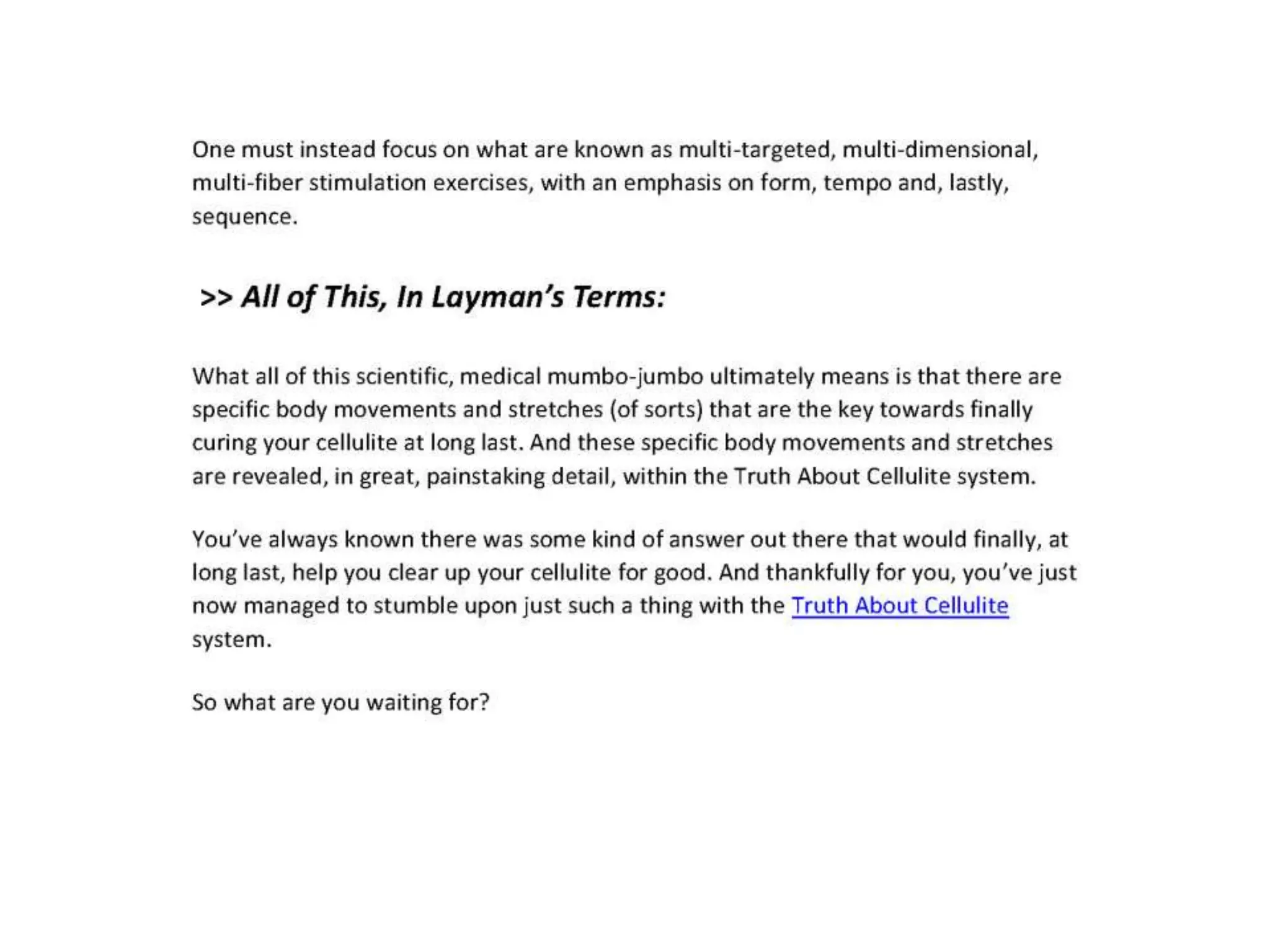 Cellulite Cure | PPTX