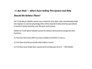 Cellulite Surgery | PPT