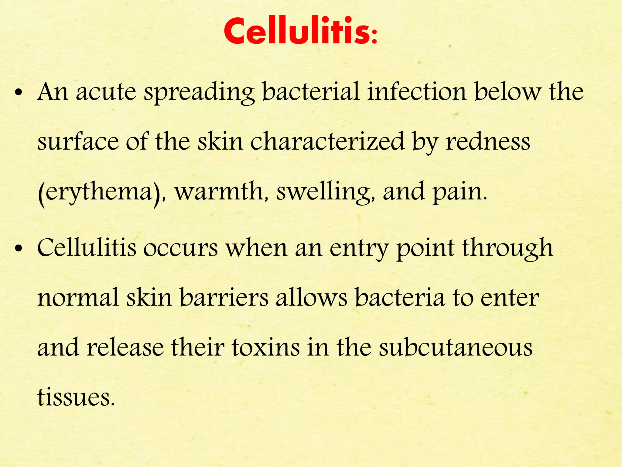 Cellulitis | PPTX