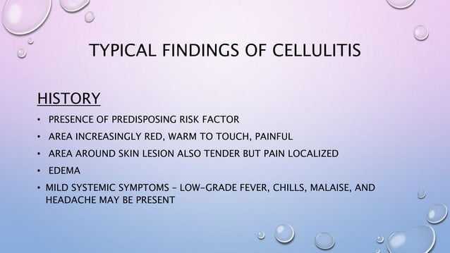 Cellulitis | PPTX | Skin and Dermatology | Diseases and Conditions