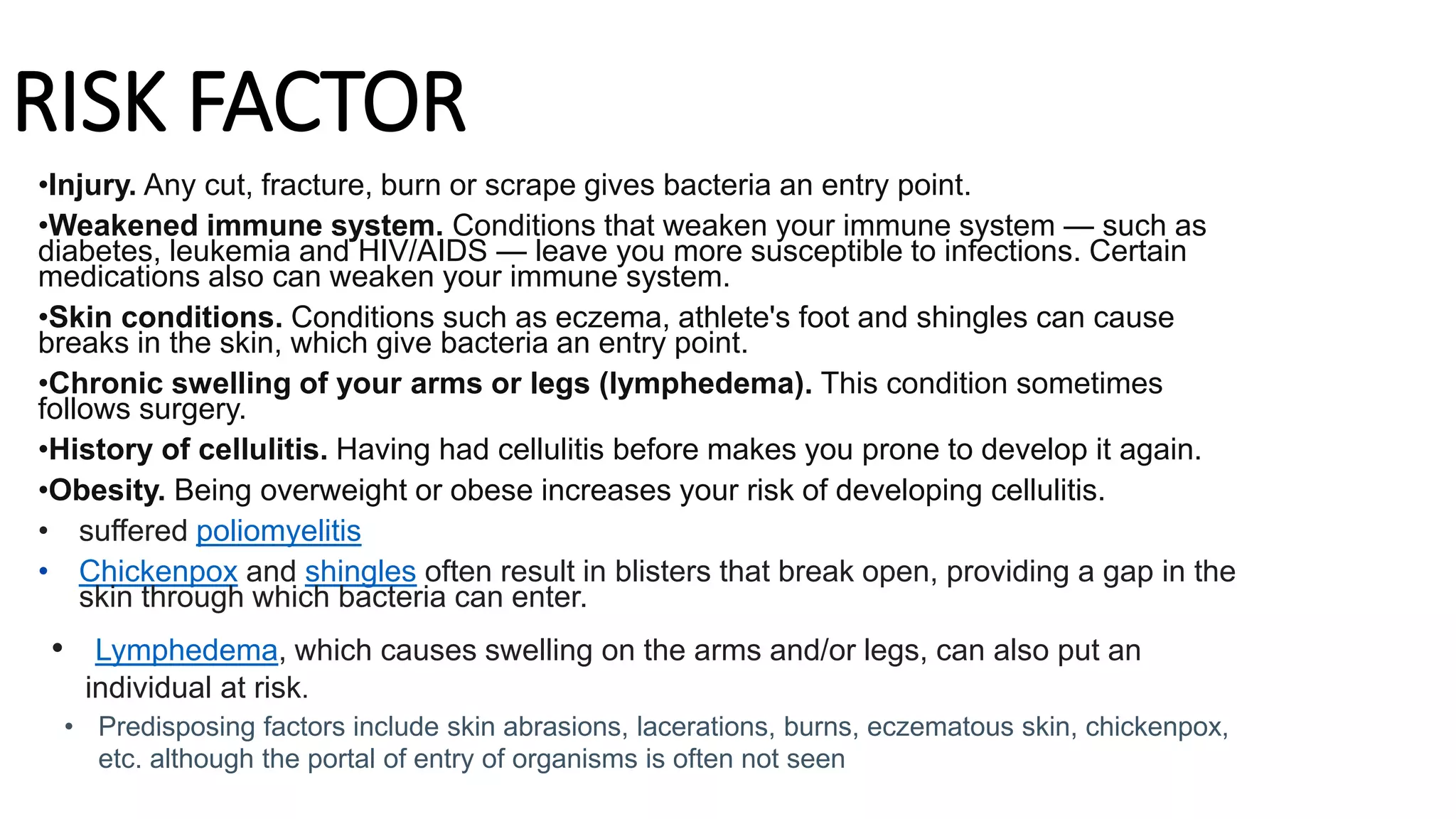 Cellulitis | PPTX | Skin and Dermatology | Diseases and Conditions