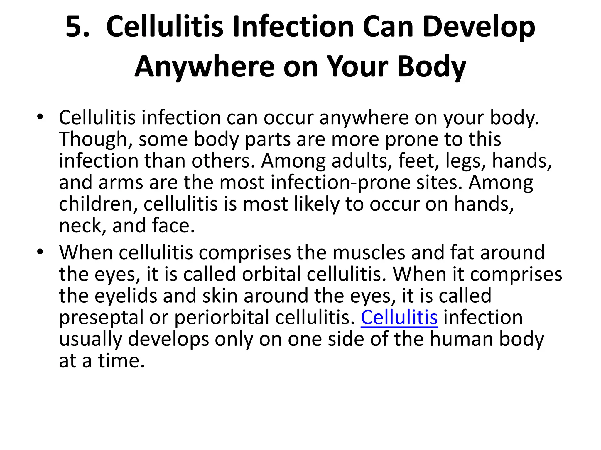 cellulitis causes,symptoms and treatment at safe health center in Mt Pleasant, MI.pptx