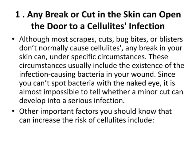 Cellulitis Causessymptoms And Treatment At Safe Health Center In Mt Pleasant Mipptx