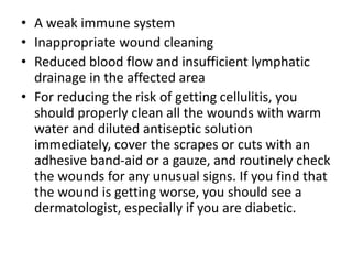 cellulitis causes,symptoms and treatment at safe health center in Mt ...
