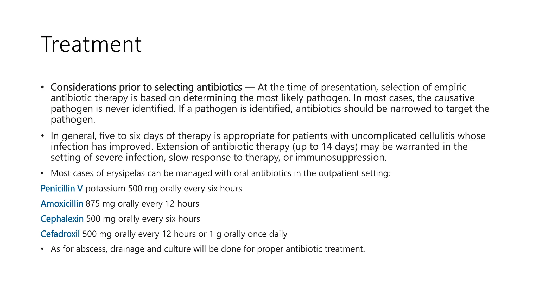 Cellulitis, erysipelas, abscess presentation | PPTX