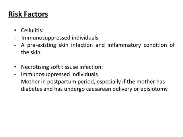 Cellulitis vs necrotizing soft tissue infection | PPTX
