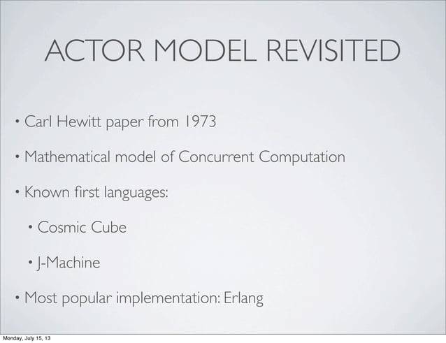 Celluloid, Celluloid::IO and Friends | PPT