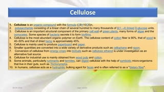 Cellulose | PPTX