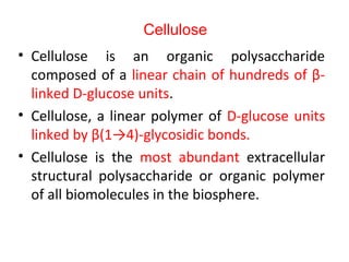 Cellulose structure and function.....ppt