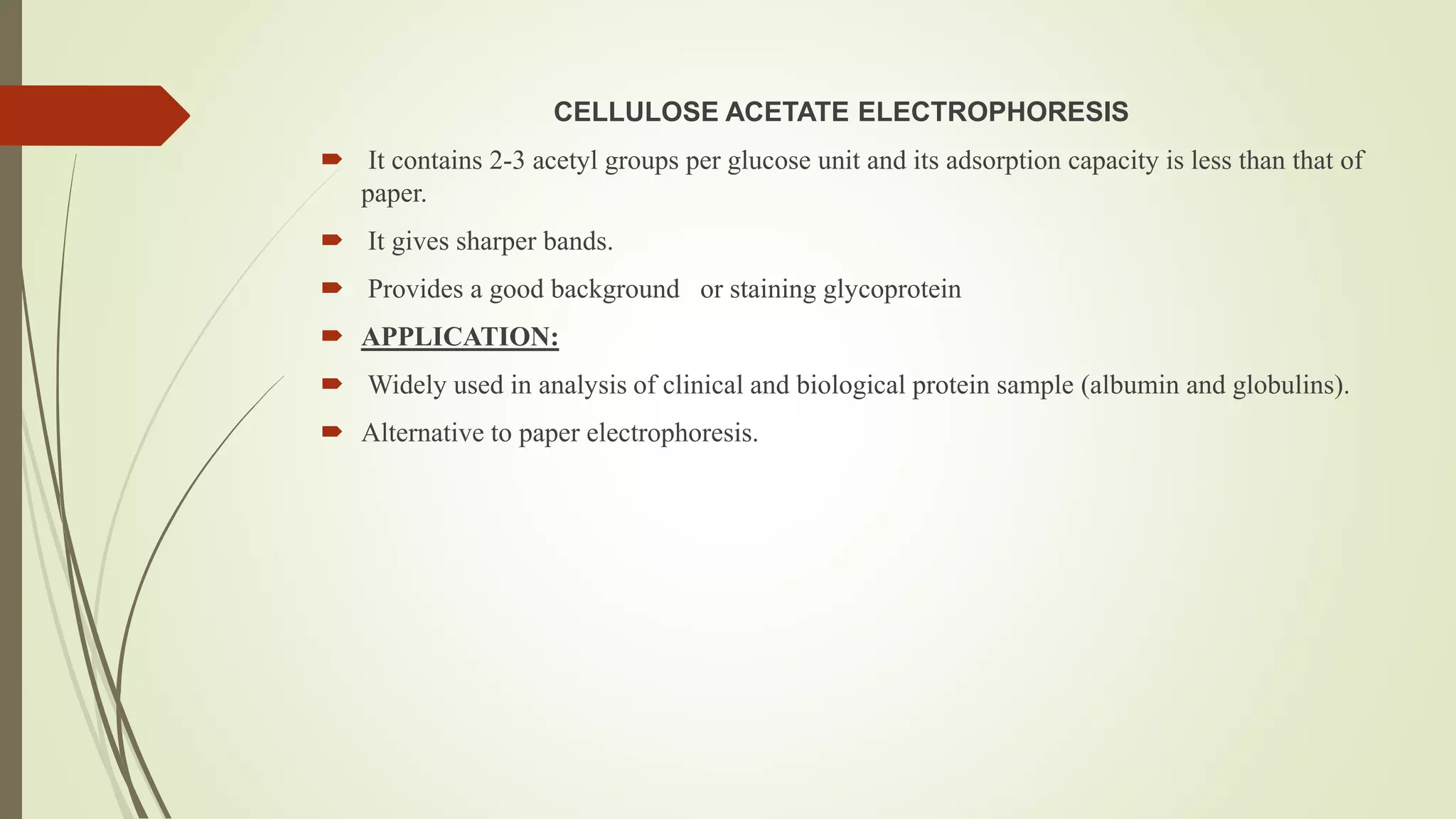 Cellulose acetate electrophoresis | PPTX