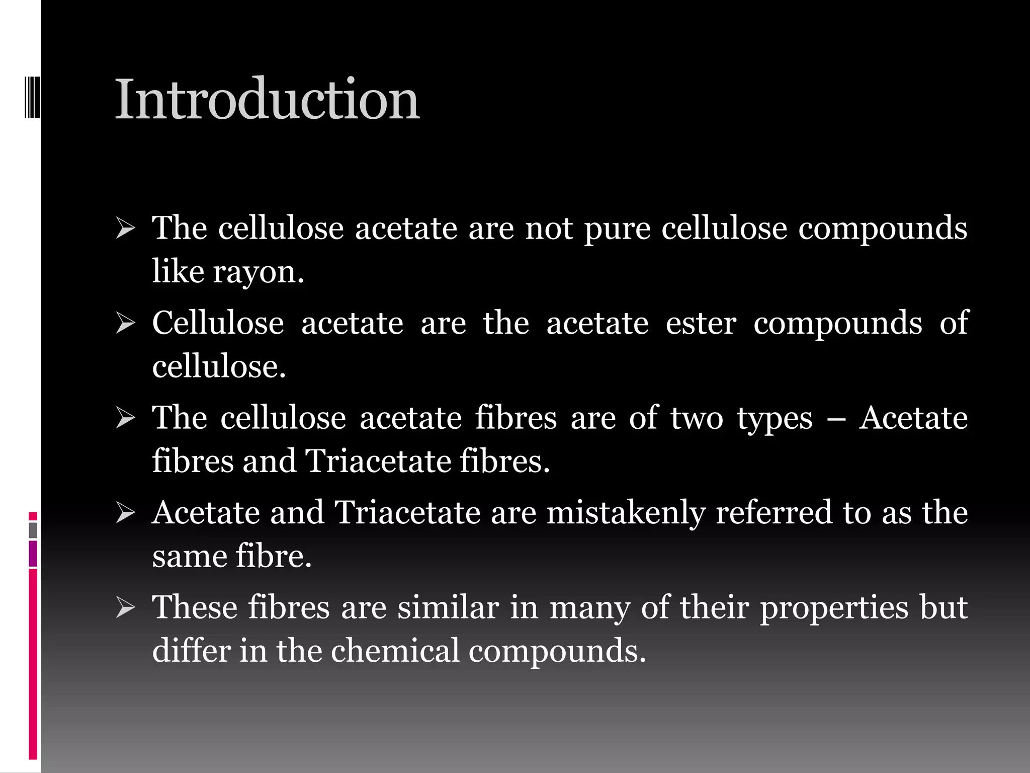 Man Made fiber -Cellulose acetate | PPTX
