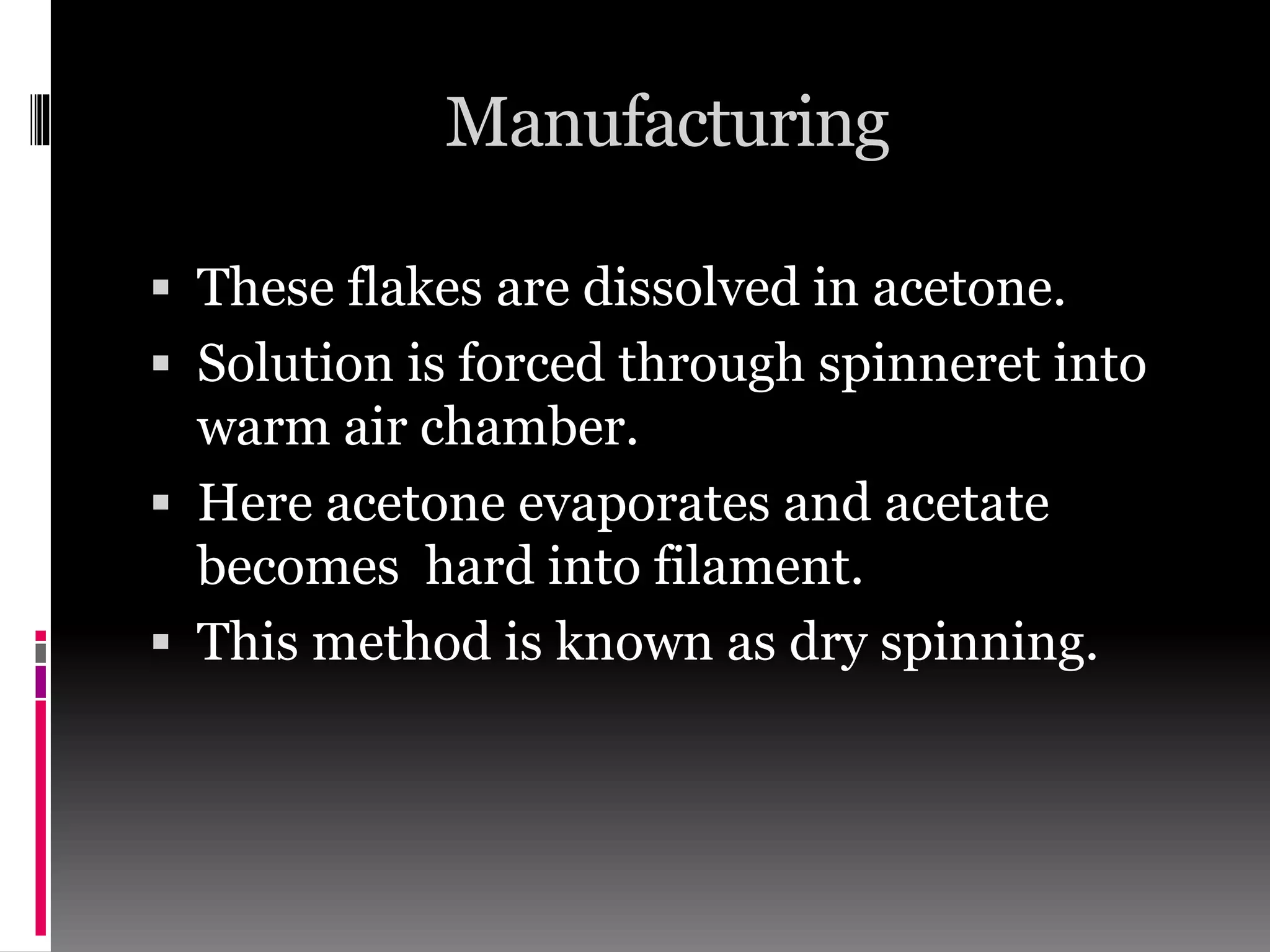 Man Made fiber -Cellulose acetate | PPTX