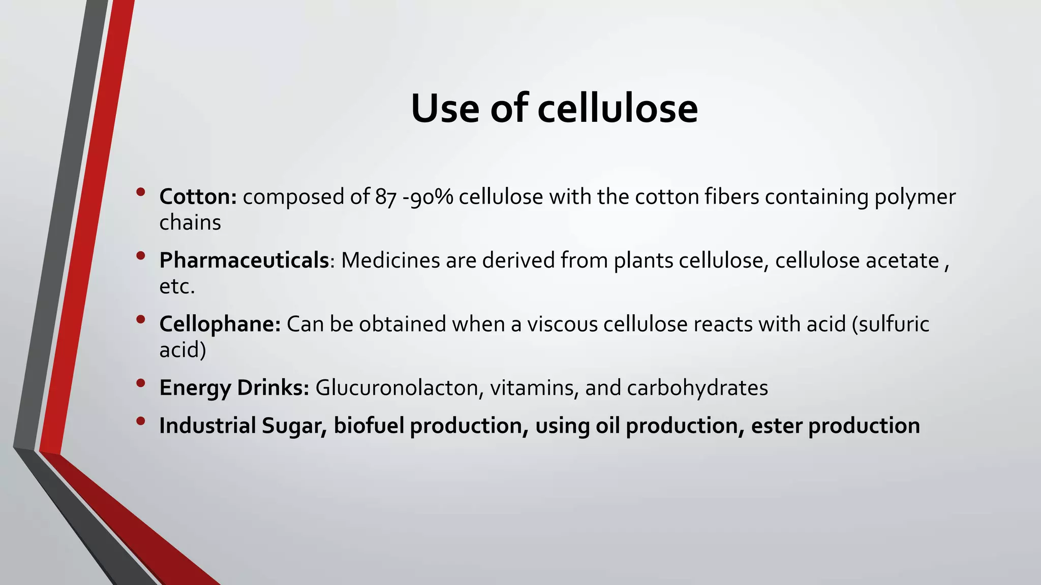 Cellulose and cellobiose | PPTX