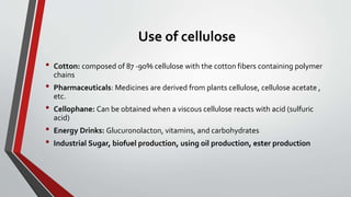 Cellulose and cellobiose | PPTX