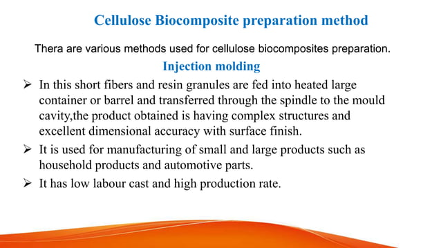 Cellulose based biocomposites | PPTX | Chemistry | Science