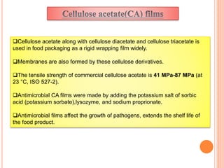 Edible film of Cellulose and Cellulose Derivatives | PPTX