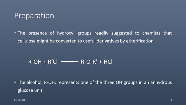 Cellulose ethers - versatile pharmaceutical excipients | PPTX | Skin ...