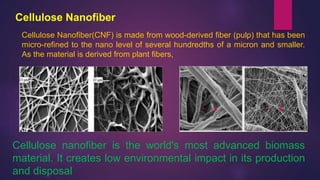 Cellulose nanofiber | PPTX