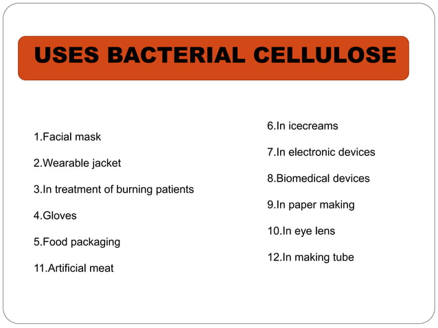Bacterial Cellulose presentation | PPTX