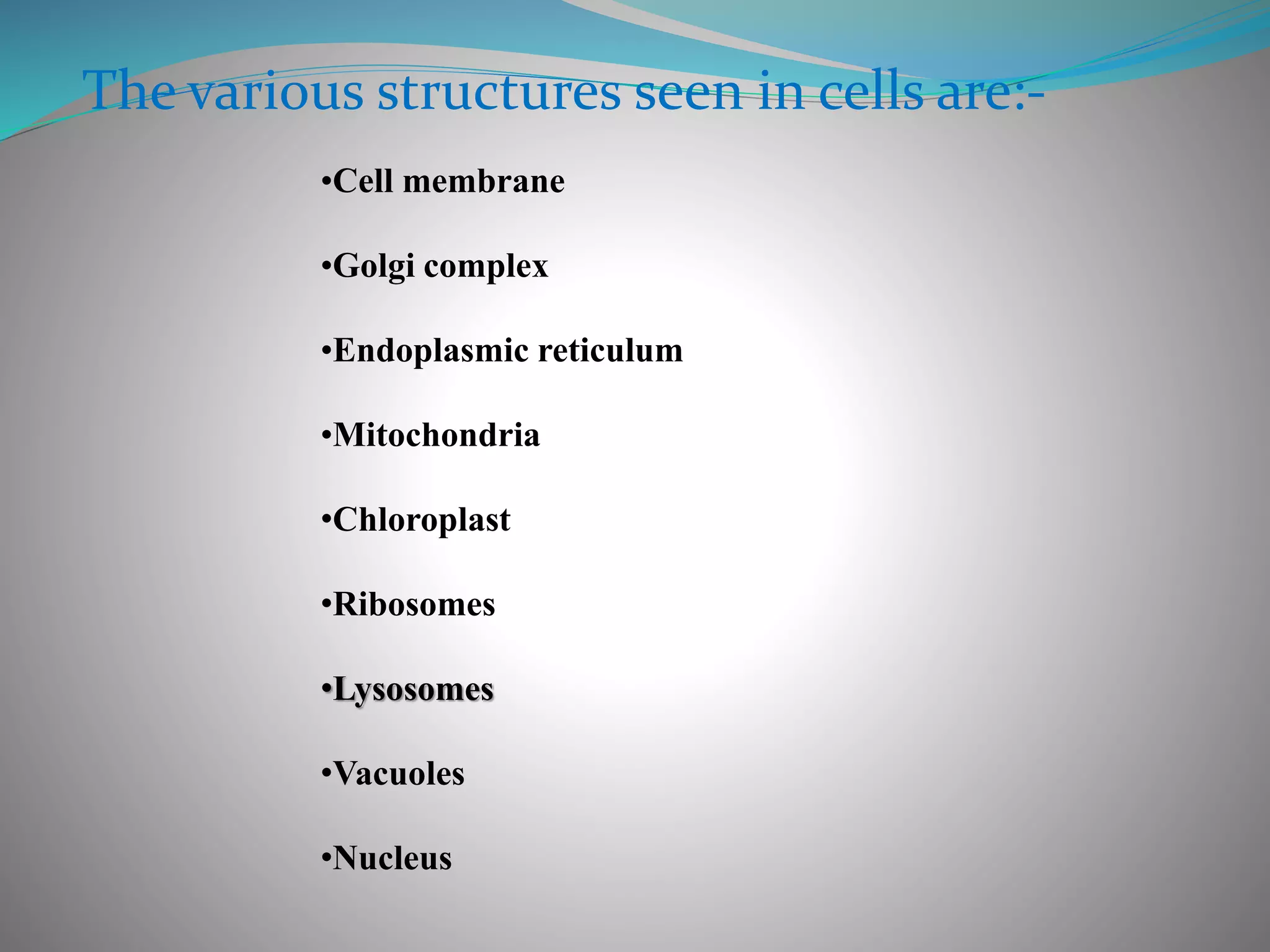 Cell ultrastructure and cell organelles | PPTX