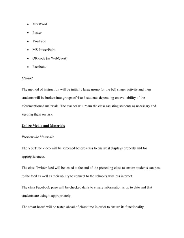 Cell unit plan day 1 | PDF