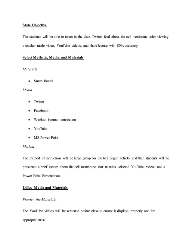 Cell unit plan day 4 | DOCX